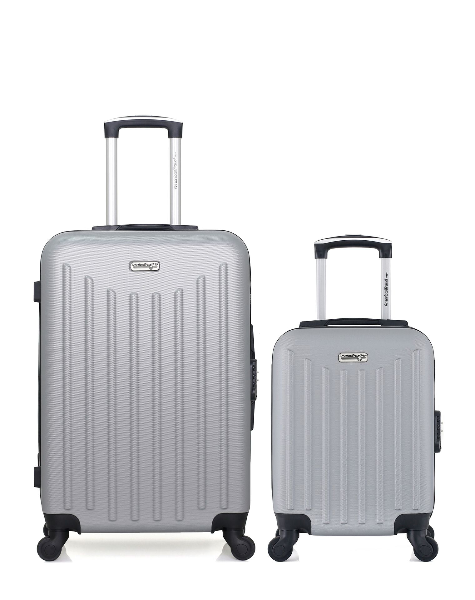 Lot de 2 Valises Rigides Taille Moyenne et Cabine XXS BROOKLYN ...