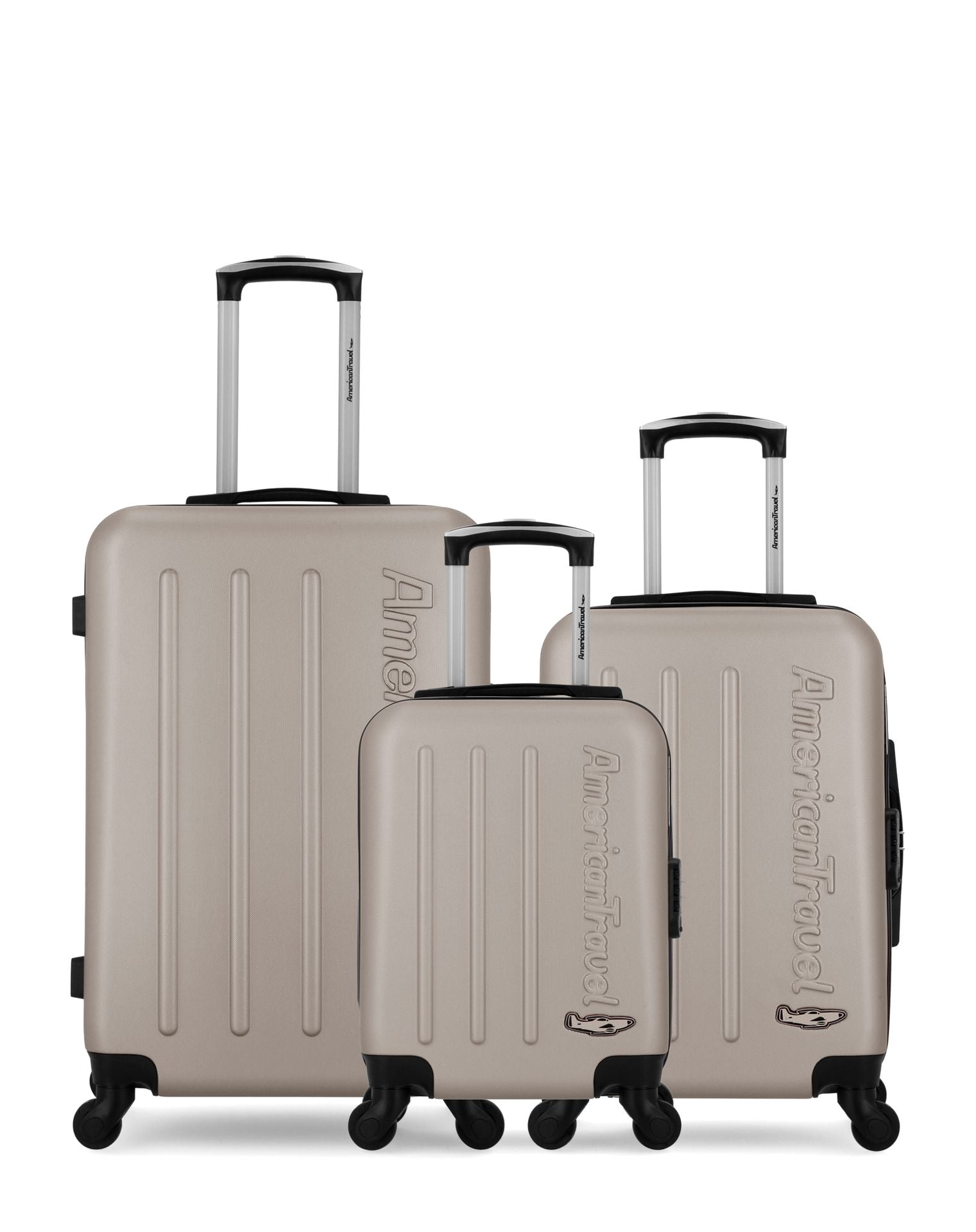 Set de 3 Valises Abs BRONX 4 roues | American Travel