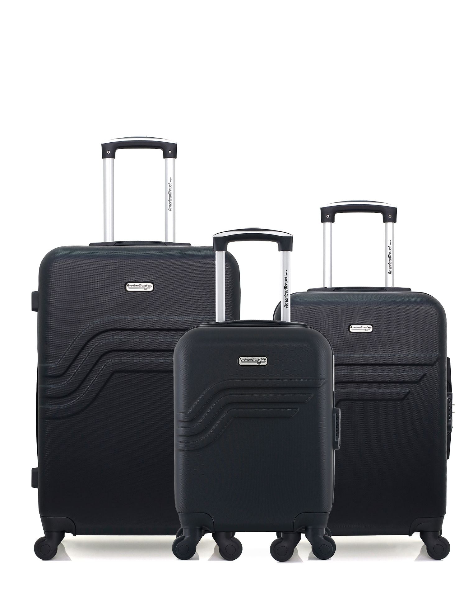 Lot de 3 Valises Rigides Taille Moyenne, Cabine et Cabine XXS QUEENS ...